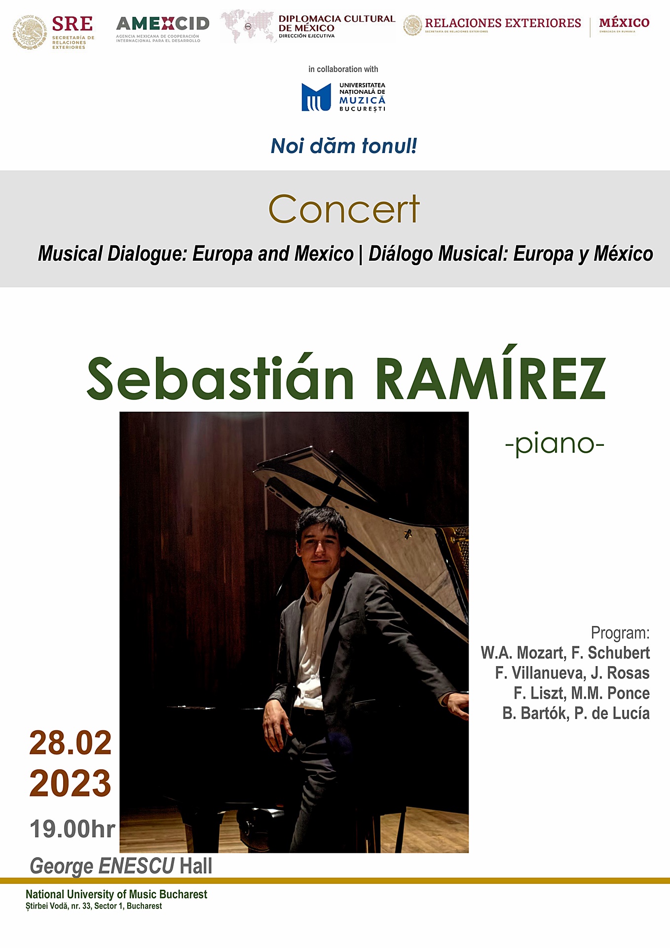 Arhiva evenimente - Universitatea Națională de Muzică din București